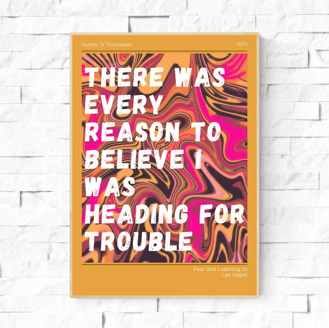 Fear And Loathing In Las Vegas Movie, Hunter S Thompson Quote, There ...