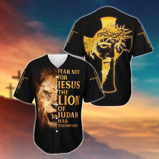Fear Not For Jesus The Lion Of Judah Has Triumphed Printed 3D Baseball ...