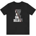 Fear Not Only Believe Christian T-Shirt – Unisex Faith Over Fear Tee ...