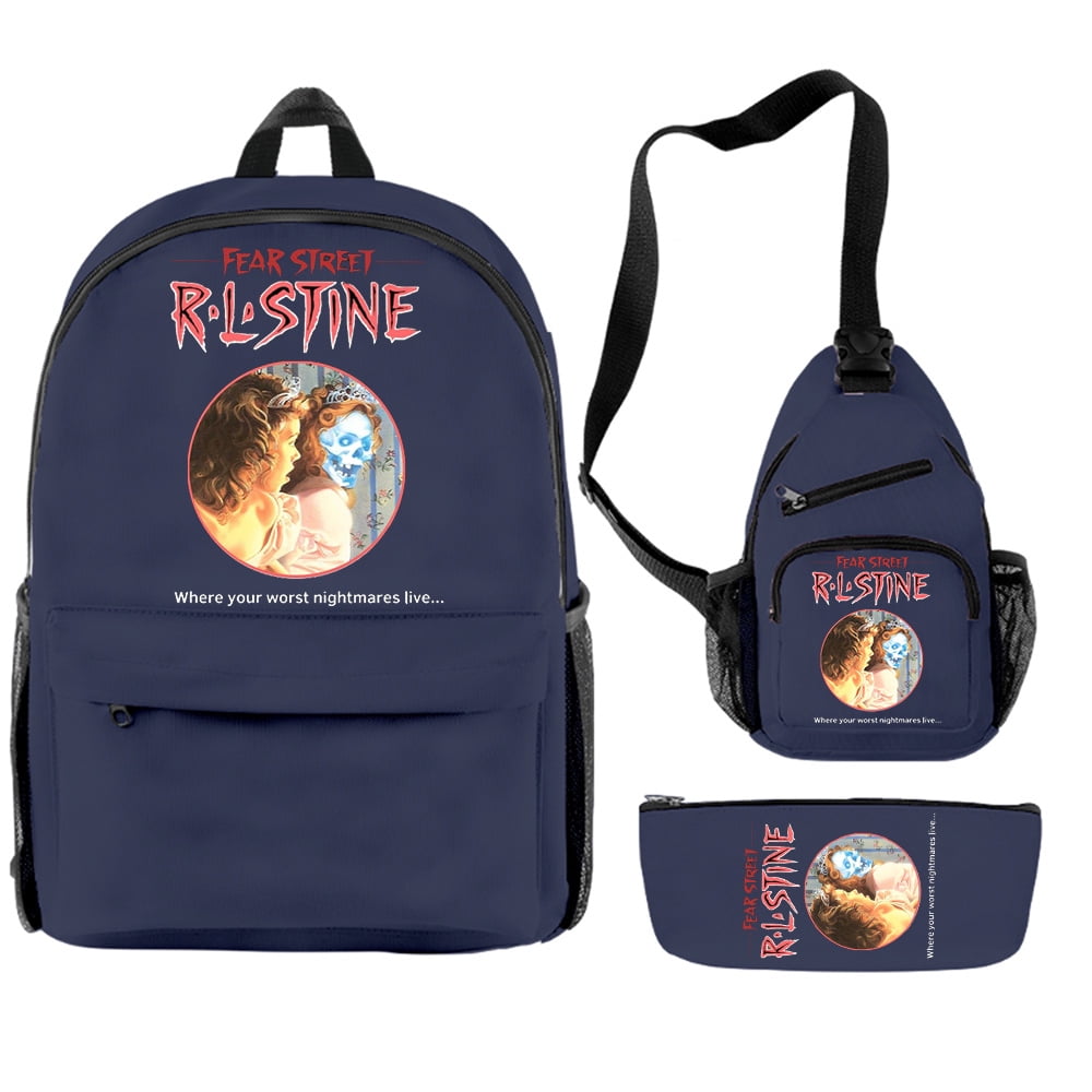 Fear Street Prom Queen Movie Backpack 3 Piece Sets Casual Shoulder Bag ...