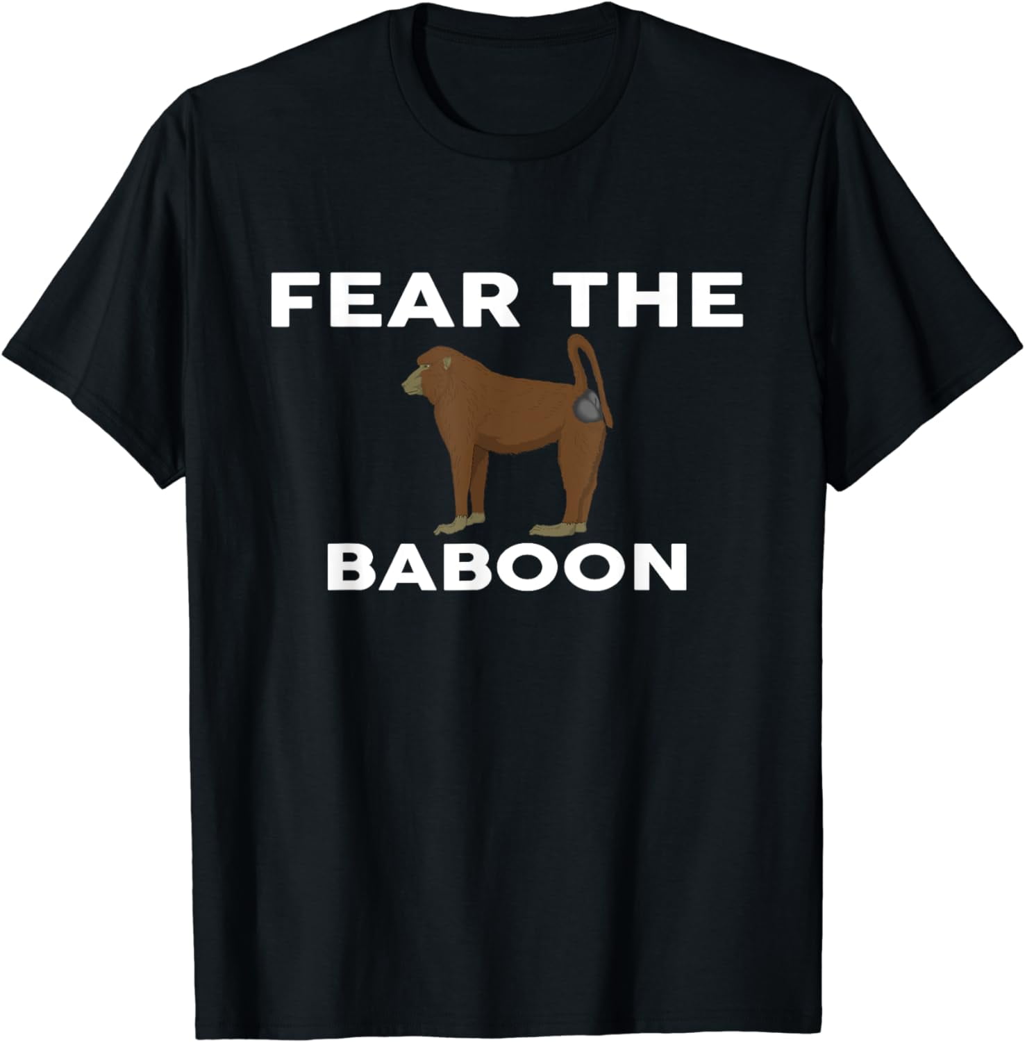 Fear The BABOON T-Shirt BABOONS T-Shirt - Walmart.com