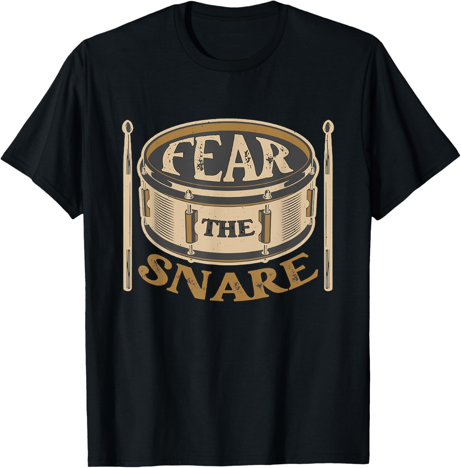 Fear The Snare Drummer Mass Percussion Instrument Snare Drum T-Shirt ...