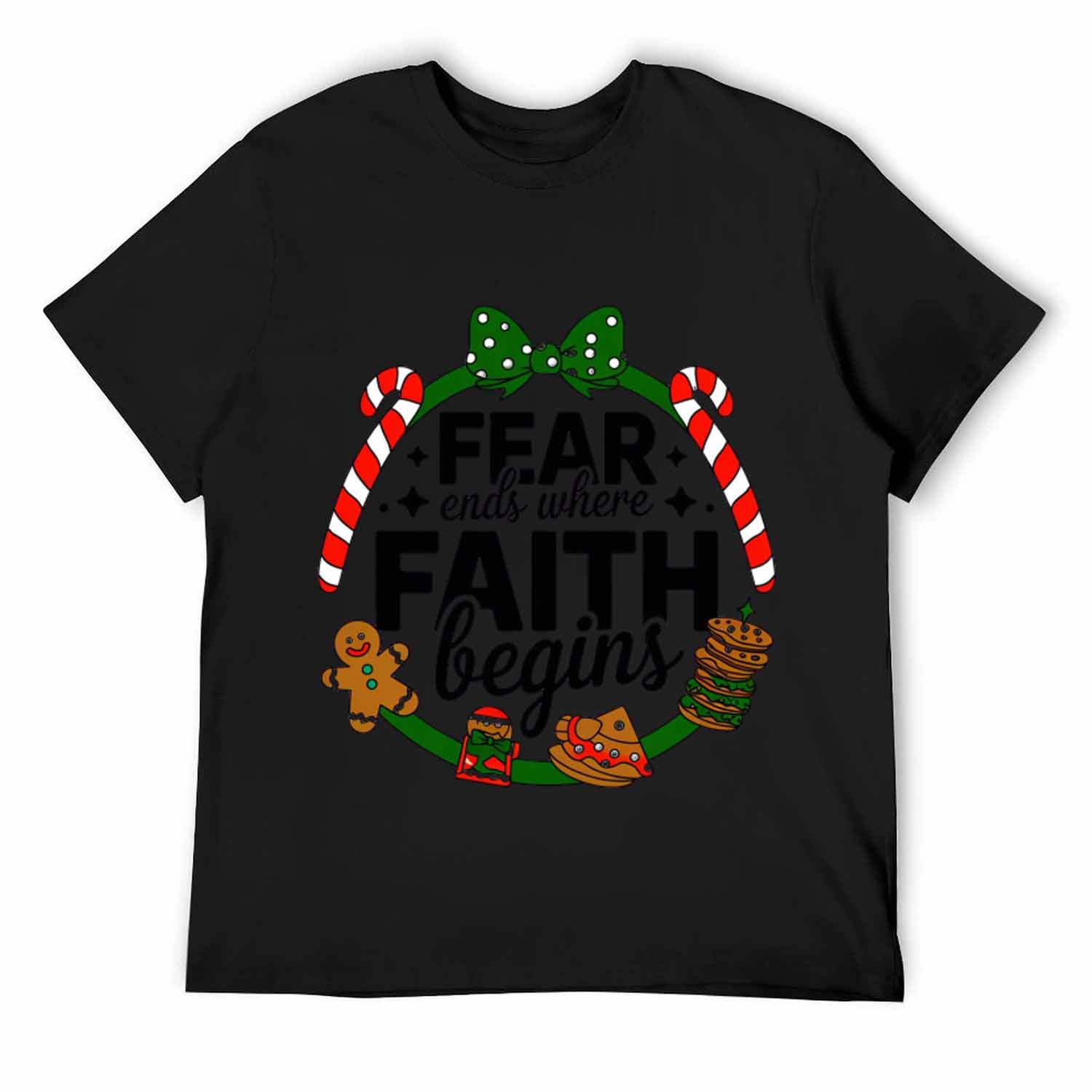 Fear ends where faith begins Tie Dye I Am Inspiration Bible Verse Christian Religious T-Shirt ...