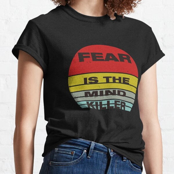 Fear is the mind killer: Funny vintage Halloween design for all ...