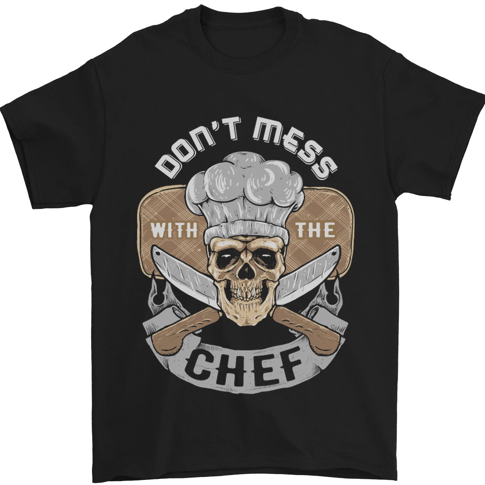 Fear the Grillmaster Shirt - Cooking Skull BBQ Humor Style - Walmart.com