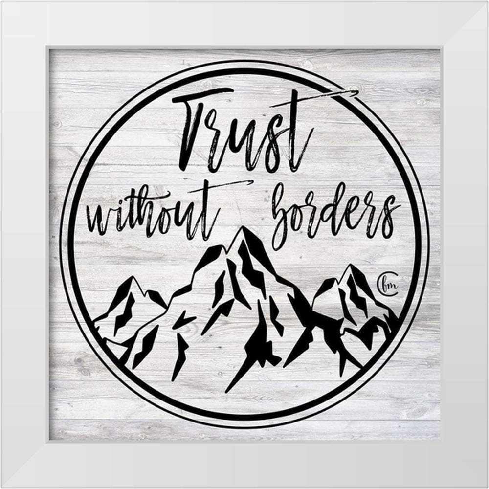 Fearfully Made Creations 20x20 White Modern Wood Framed Museum Art ...