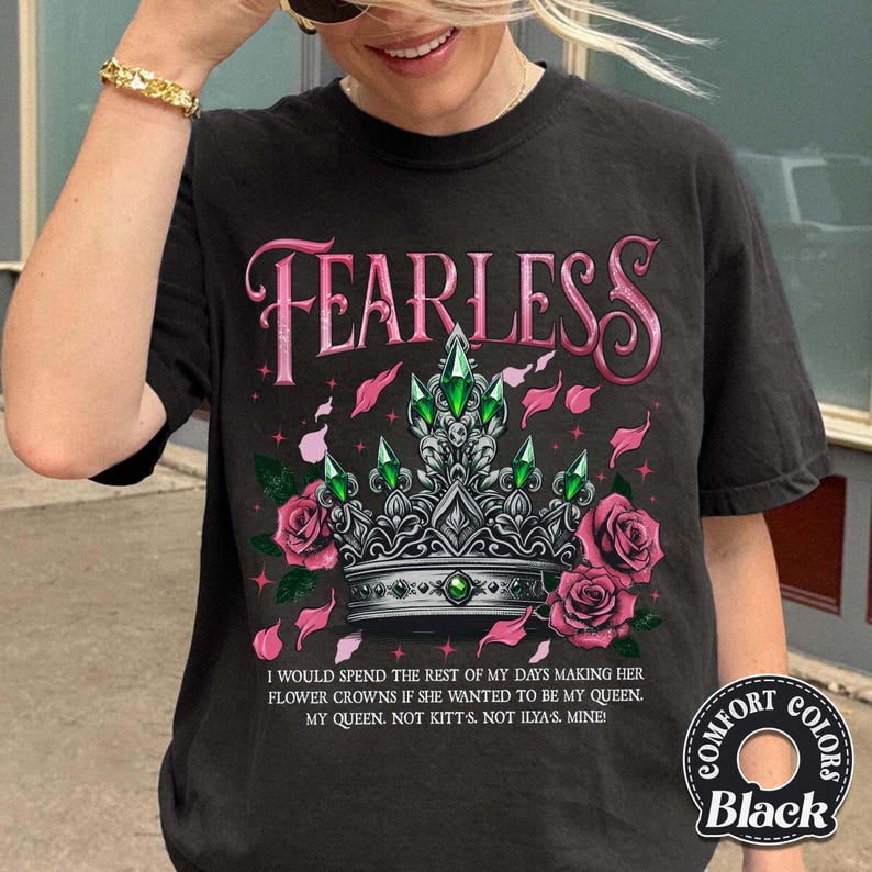Fearless Comfort Colors Shirt, Powerless Inspired, KINGDOM OF ILYA ...