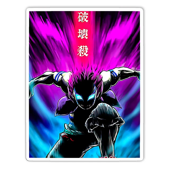 Fearless Demon Akaza Demon Slayer Kimetsu No Yaiba Sticker Phone Decal ...