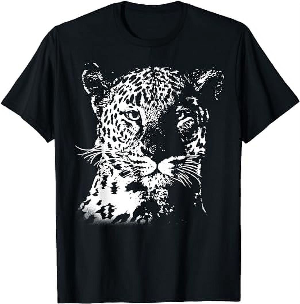 Fearless Eye Of The Tiger Face Black Print T-Shirt - Walmart.com