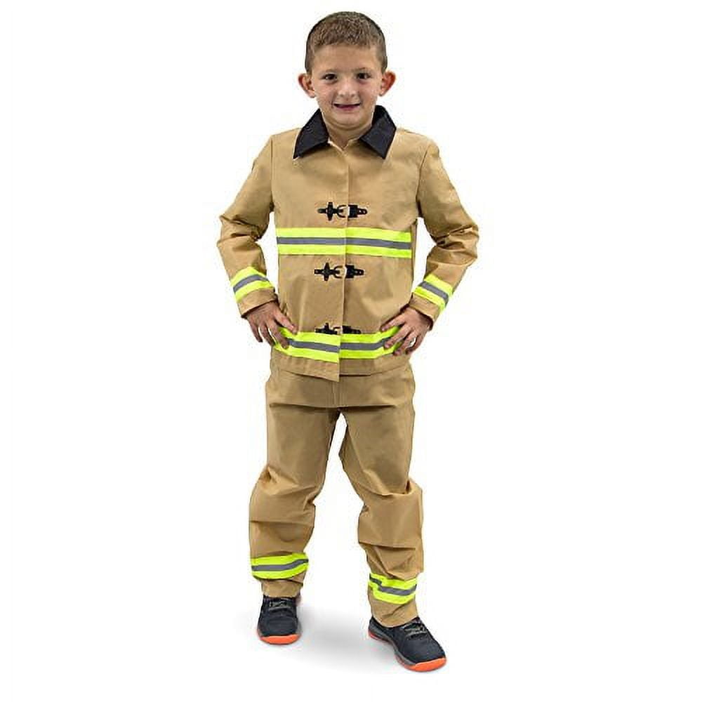 Fearless Firefighter Children's Halloween Costume - Kids Fireman Suit ...