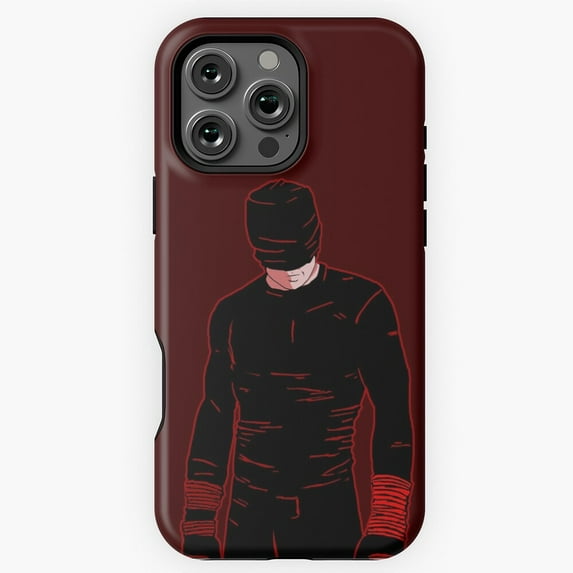 Fearless Masked Hero Urban Shadow Tribute iPhone Case 17 16 15 14 13 12 ...