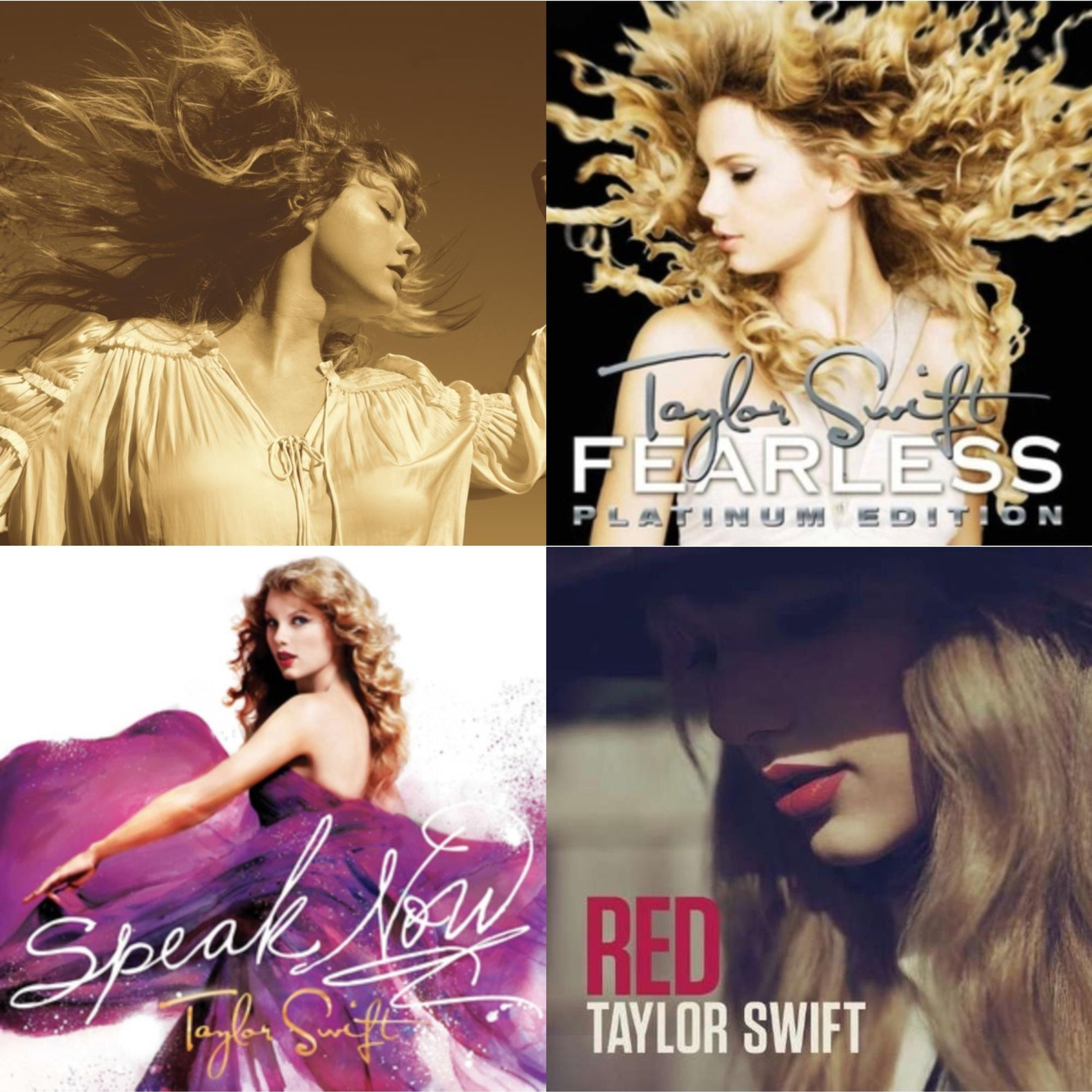 Fearless (Taylor's Version) (Gold Vinyl/3LP) & Fearless Platinum ...