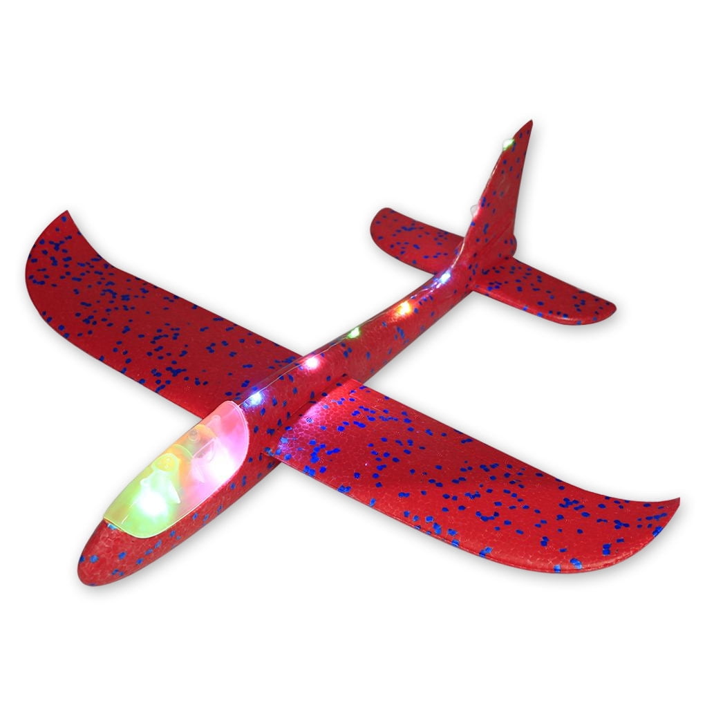 Fearlessin Aircraft Model Luminous Compact Size Sweet Gift Toy Airplane ...