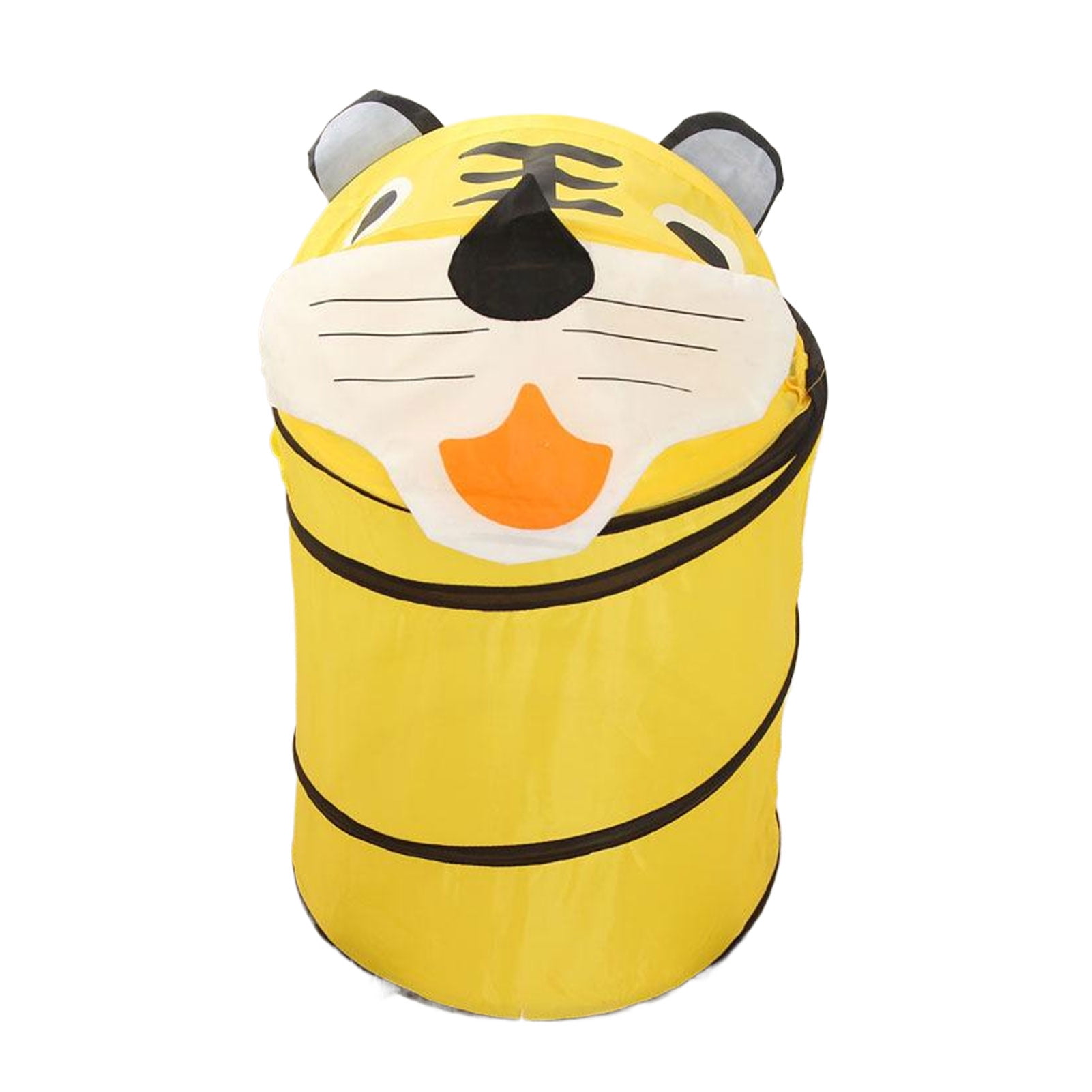 Fearlessin Cute Design Storage Basket Foldable Cylinder Toy Box Home ...