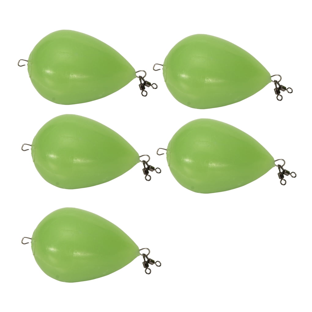 Fearlessin PP Night Light Luminous Egg Fishing Angling Upward Bobbers ...