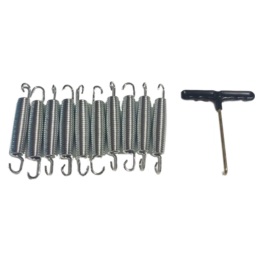 Fearlessin Pack of 10 Trampoline Springs Tension with T Hook Children ...