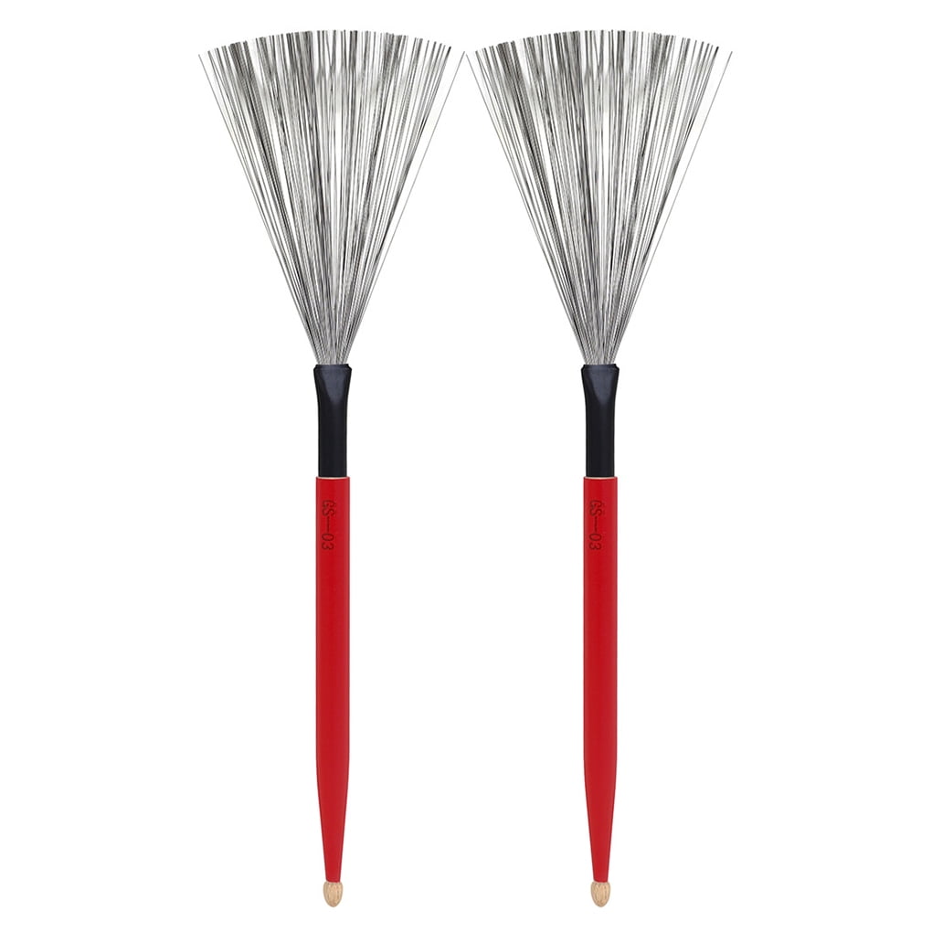 Fearlessin Pack of 2 Drum Brush Multicolored Instrument Supplies Maple ...