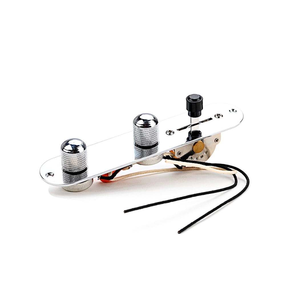 Fearlessin Prewired Guitar Control Plate Tone Volume Loaded 3 Way ...