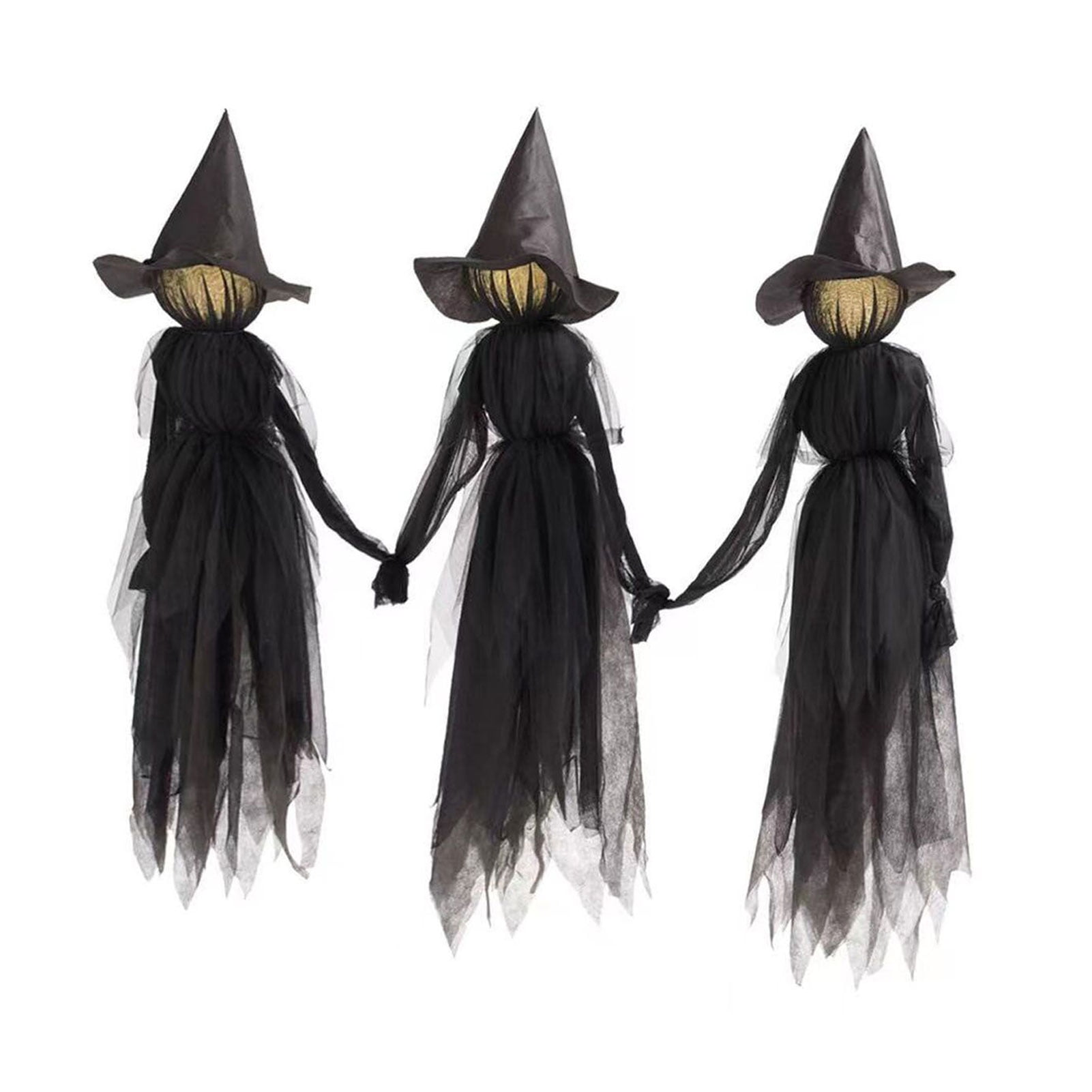 Fearlessin Scene Props Arrangement With Vivid Witch Shaped Appearance ...
