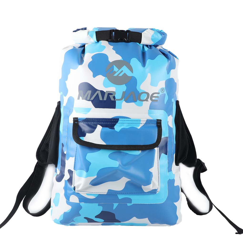 Fearlessin Waterproof Dry Bag Camouflage Backpack Buckle with Phone ...