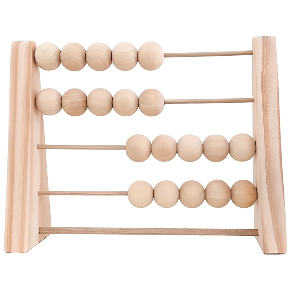 Fearlessin Wood Abacus Toy Beads Counting Playthings Early Education ...