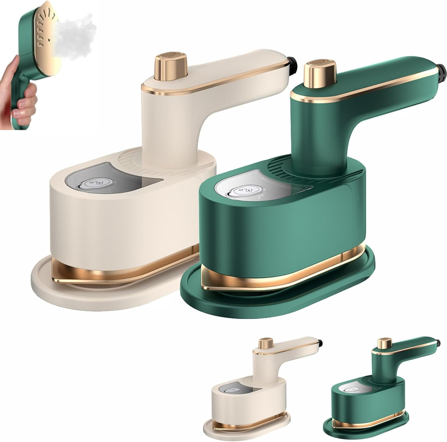 Feasiblte Mini Travel Iron for Clothes, Portable Mini Electric Garment Iron, Portable ...