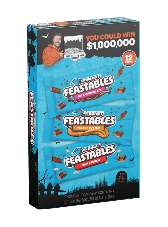 Feastables Chocolate Bars in Chocolate - Walmart.com