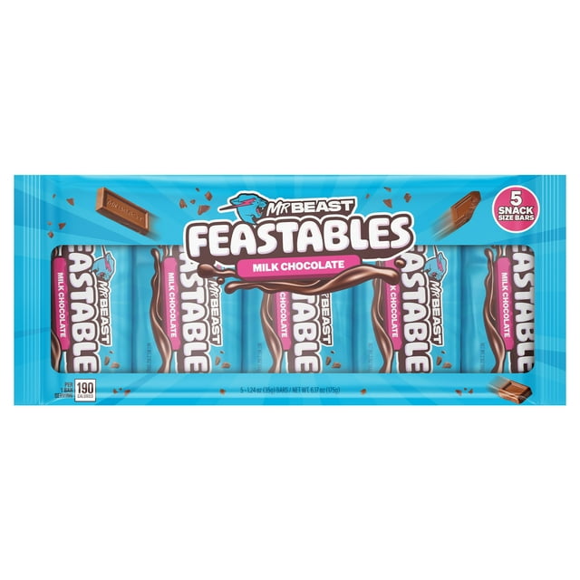 Feastables MrBeast Reformulated Milk Chocolate Bar, Creamier Texture ...