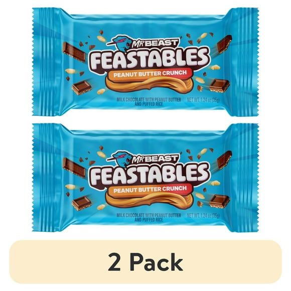 Feastables Chocolate Bars in Chocolate - Walmart.com