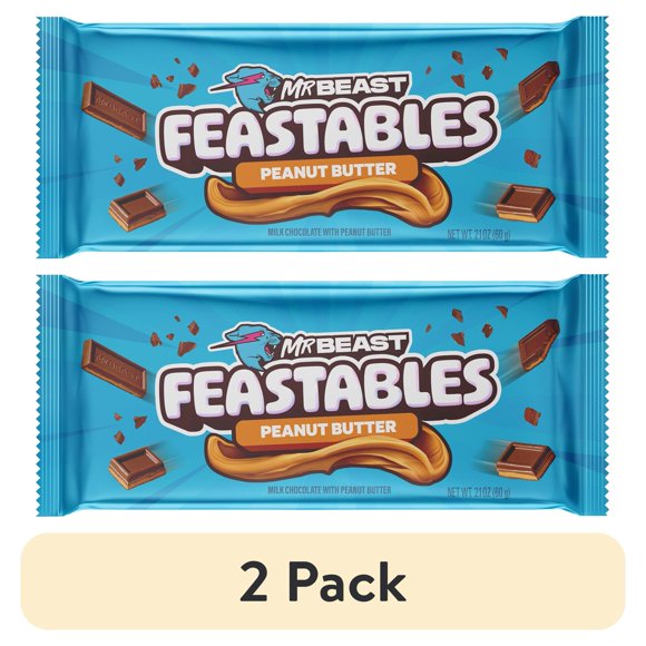 Feastables Chocolate Bars in Chocolate - Walmart.com