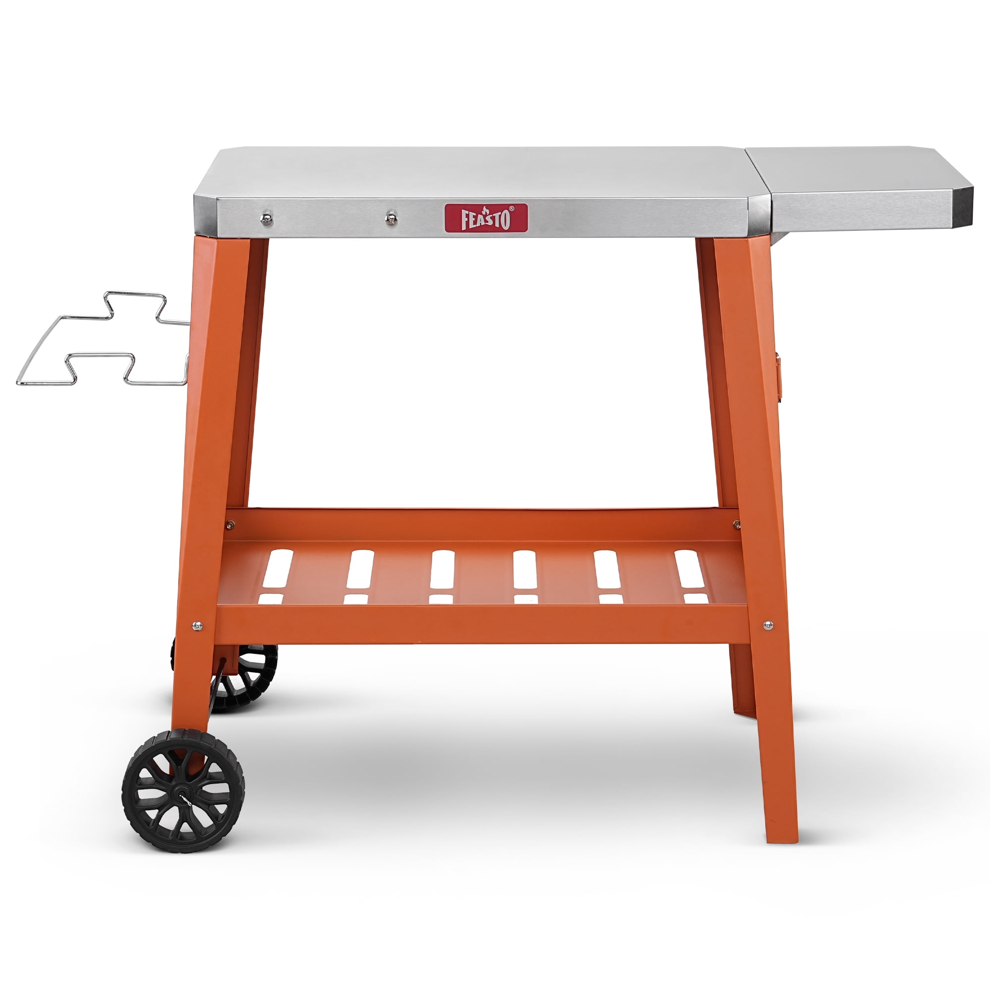 Feasto Outdoor Grill Table Cart, Pizza Oven Table with Wheels ...
