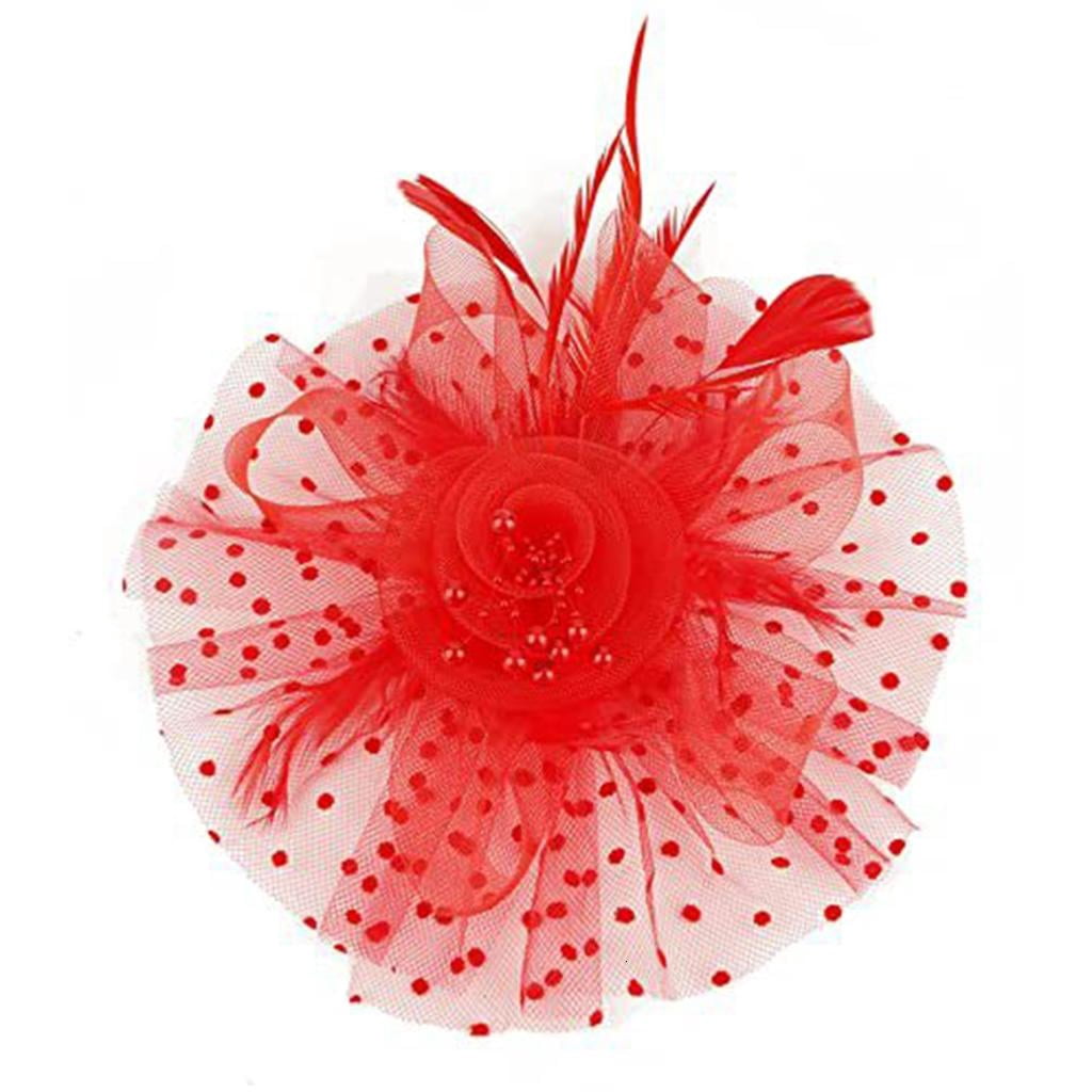 Feat--Headpiece Women Mesh Hat Hair Band Headband Wedding ...