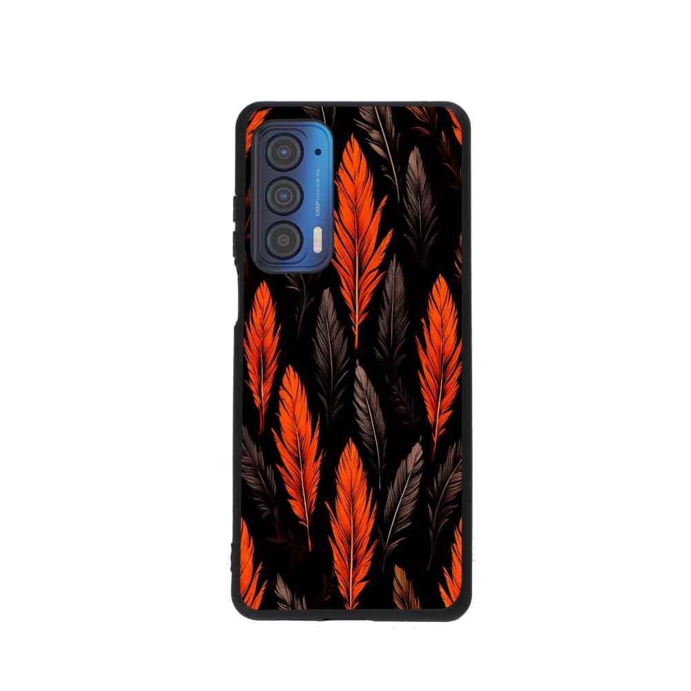 Feather-Arrow-patterncolorful-116 phone case for Motorola MOTO Edge ...