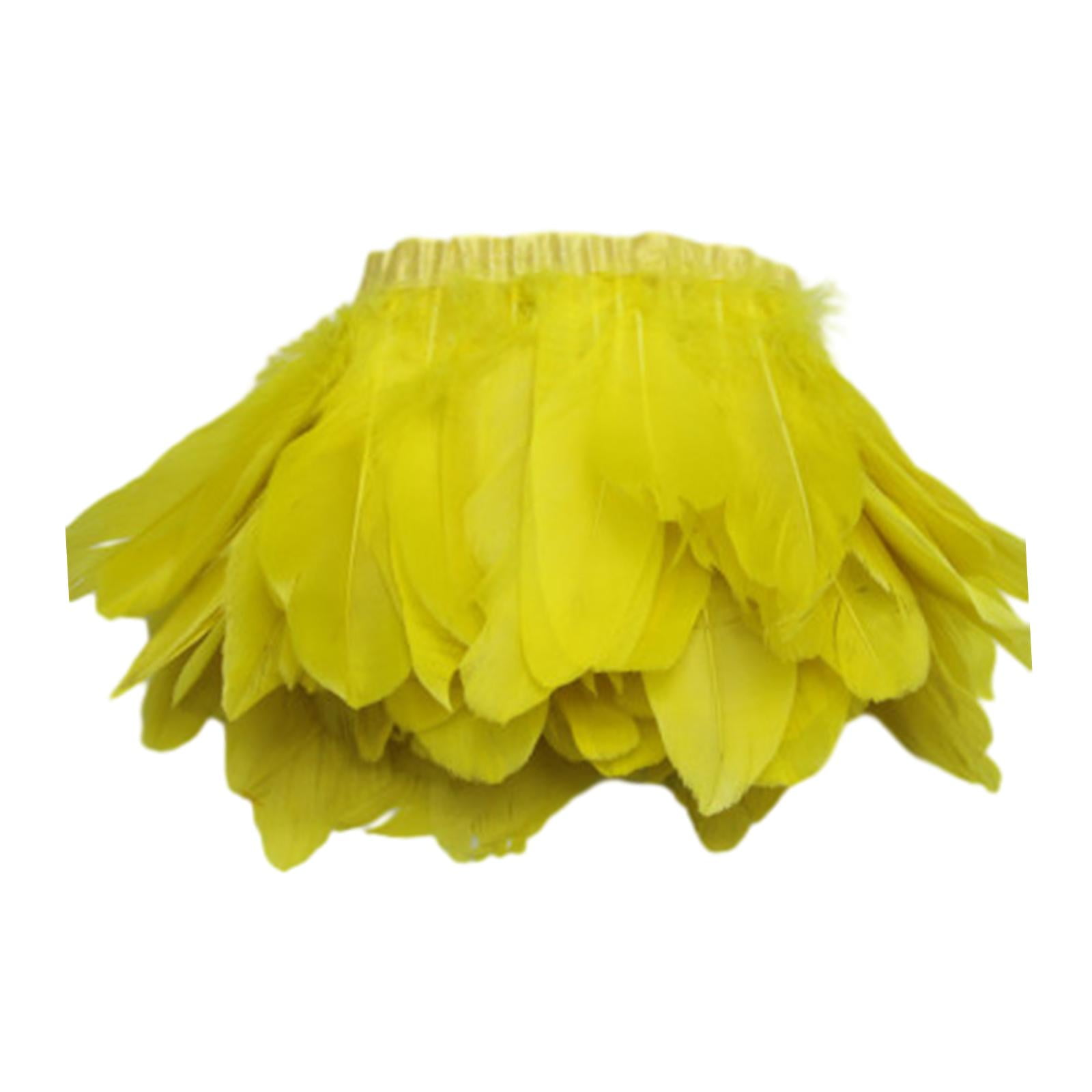 Feather Fringe Trims Sewing Craft Feather DIY Crafts Stage Costumes ...