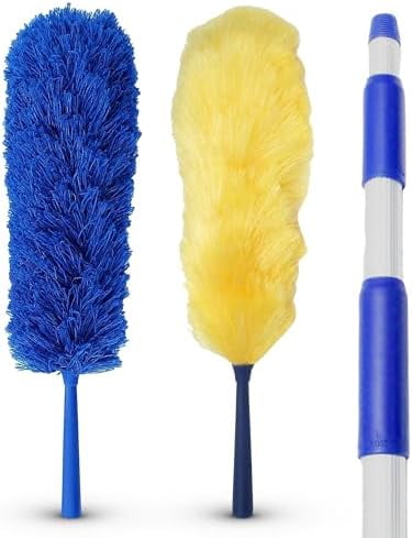 Feather Microfiber Plus Nylon Static Cobweb Duster | Reach Up To 20 ...