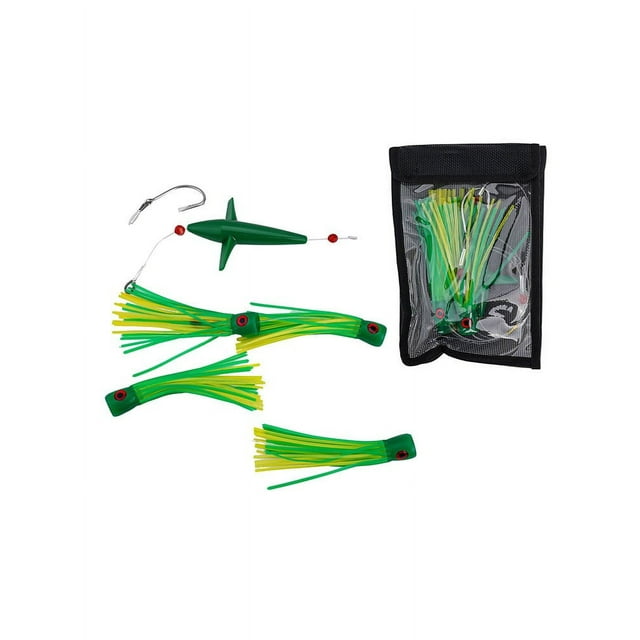 Feather Rig Bird Trolling Lure squid Tuna Daisy Chain for Big Game ...