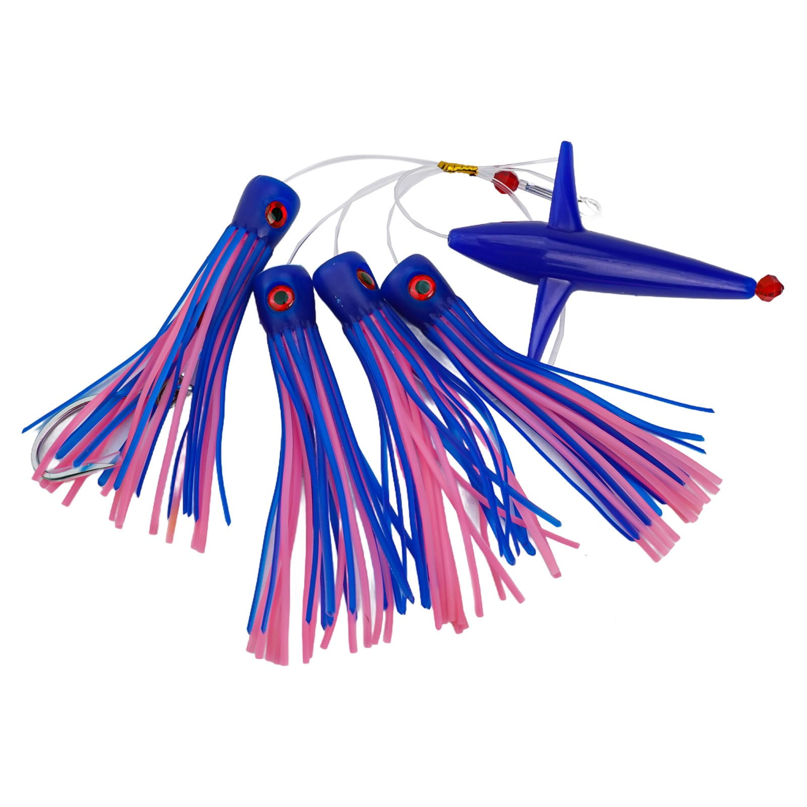 Feather Rig Bird Trolling Lure squid Tuna Daisy Chain for Big Game ...