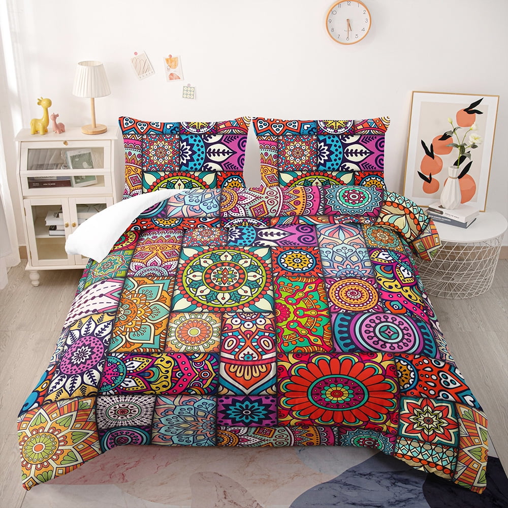 Feather Silk Cotton Quilt Bohemian Plaid Quilt Core Fat Quilt - Walmart.com