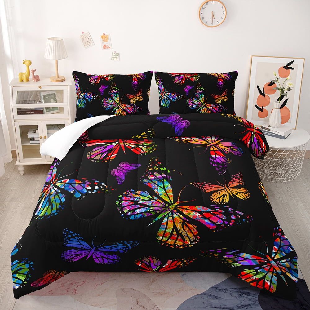 Feather Silk Cotton Quilt Butterfly Animal Retro Flower Quilt Core Fat ...
