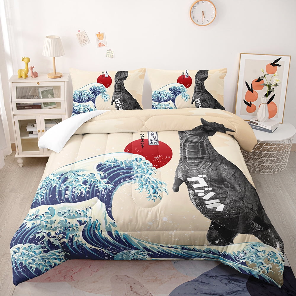 Feather Silk Cotton Quilt Fuji Mountain Oil Painting Illustration ...