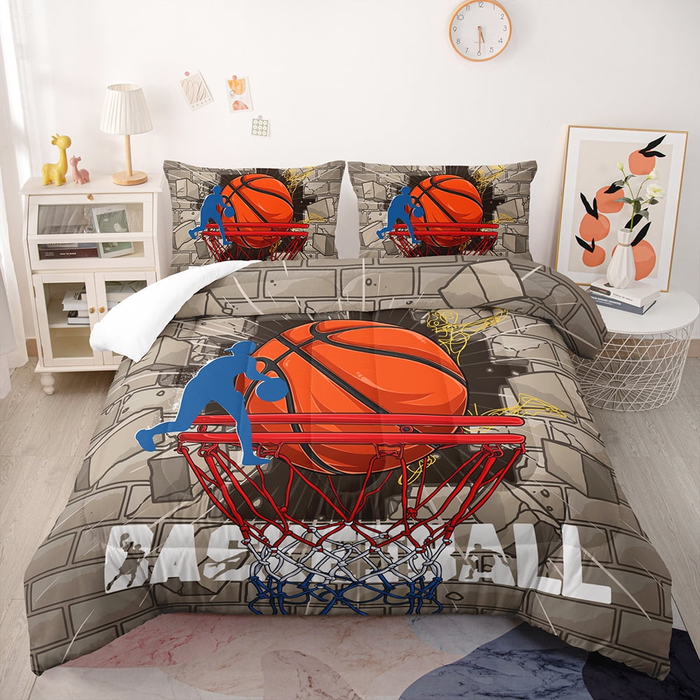 Feather Silk Cotton Quilt Sports Basketball Football Quilt Core Fat ...