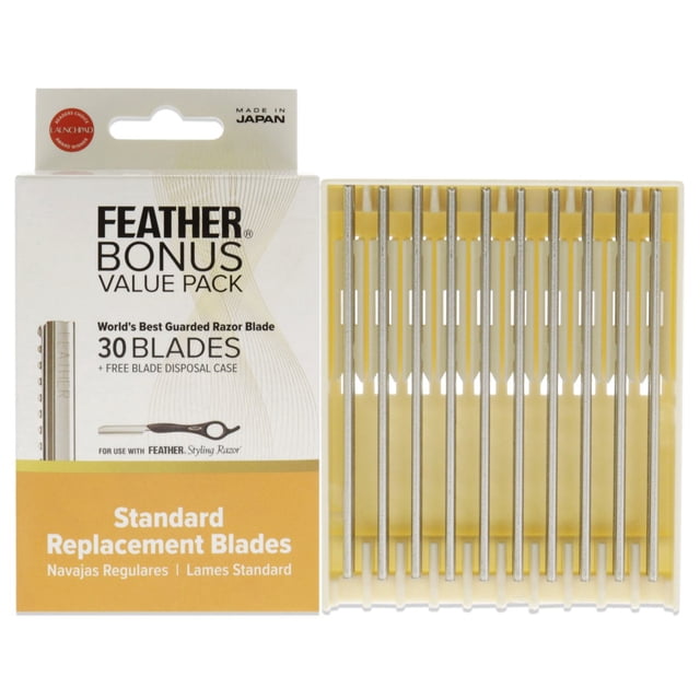 Feather Styling Razor Standard Replacement Blades by Jatai for Unisex ...