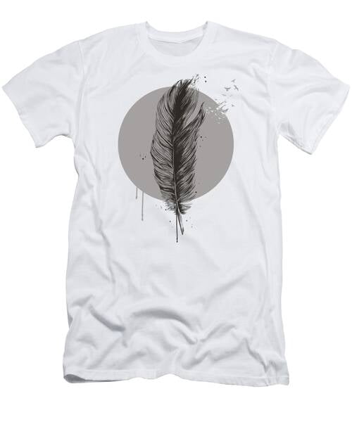 Feather in a circle II T-Shirt - Walmart.com