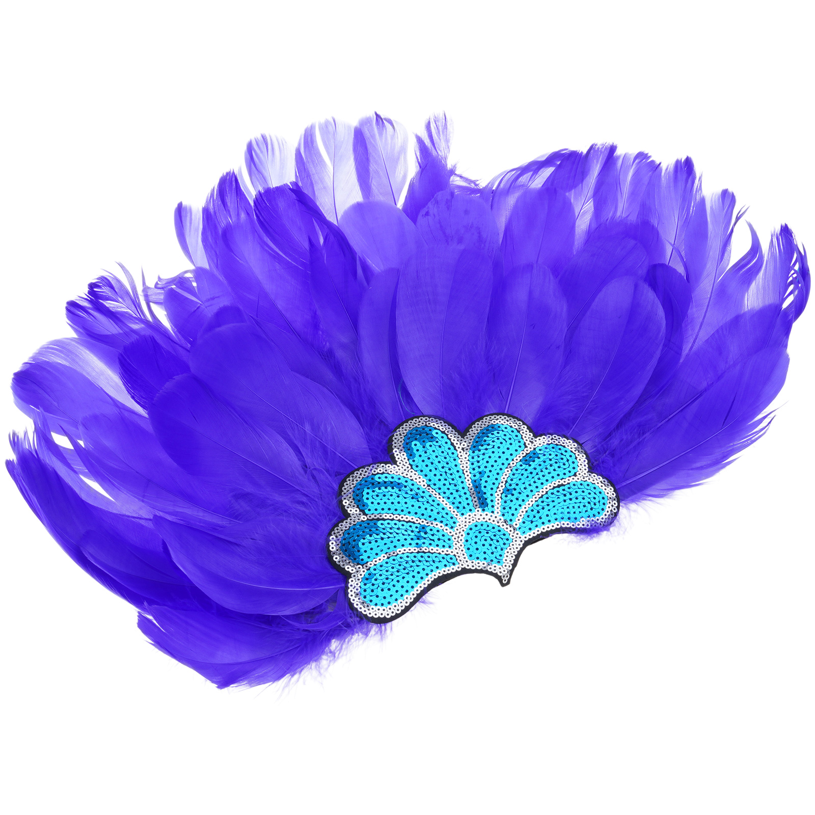 Feathered Flapper Headbands Mardi Gras Prom Dancer Headpiece for Party ...