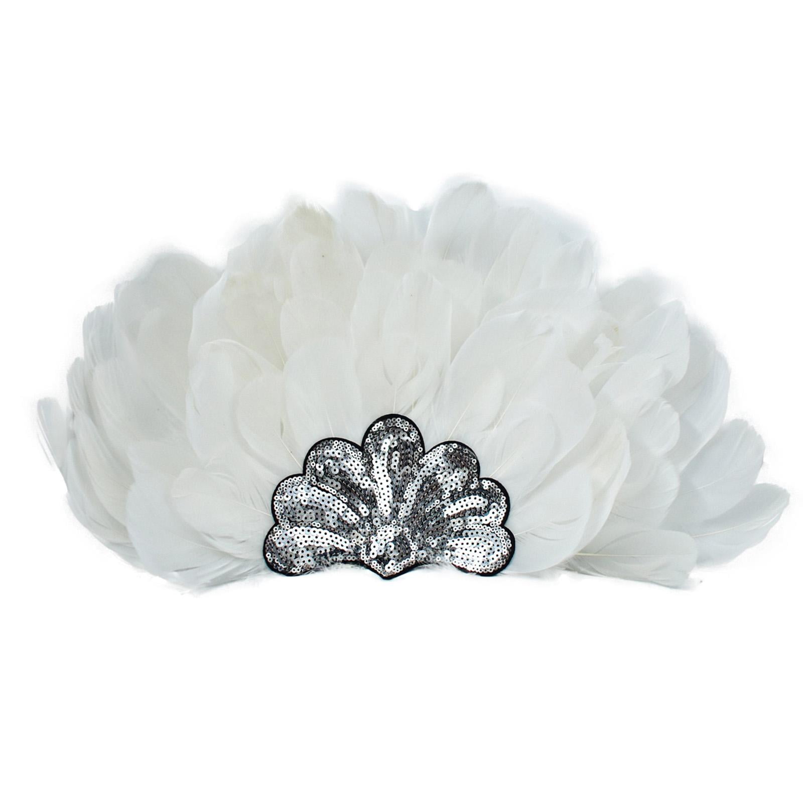 Feathered Flapper Headbands Mardi Gras Prom Dancer Headpiece for Party ...