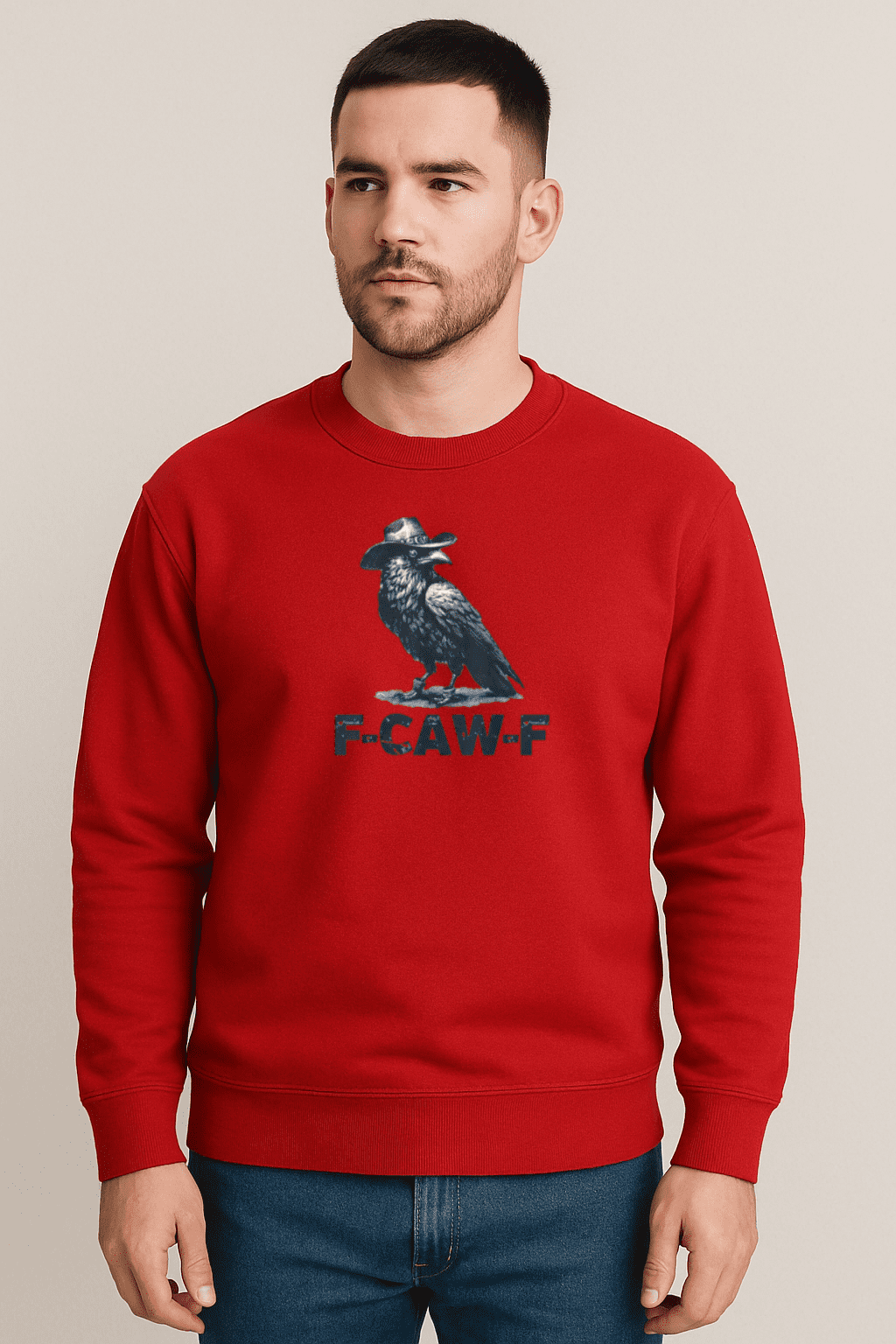 Feathered Fury Bird Witty Phrase Humor Quote Graphic Print Sweatshirt ...