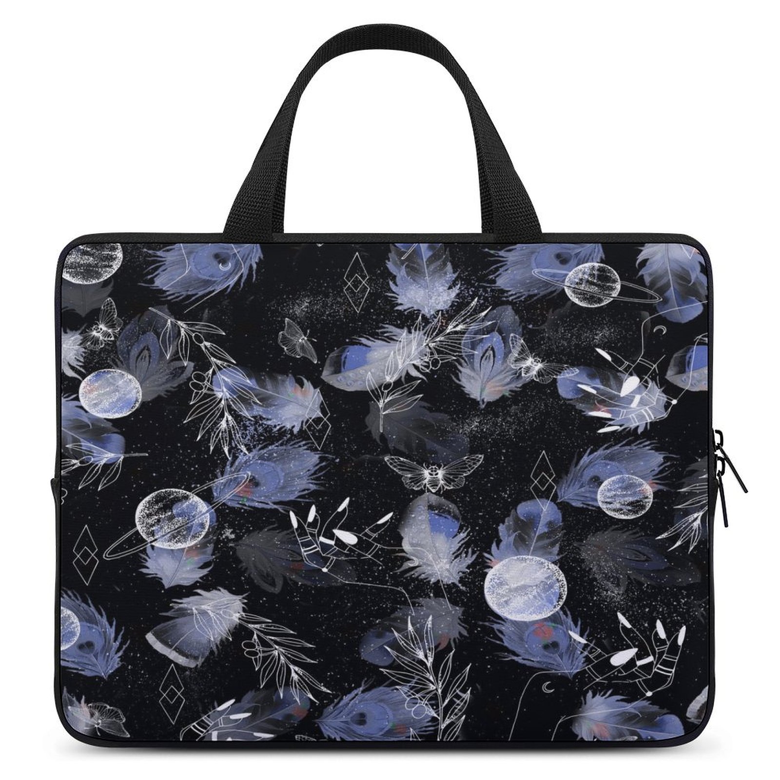 Feathered Starry Sky Laptop Bag Women Man 10 12 13 15 17 Inch Office ...