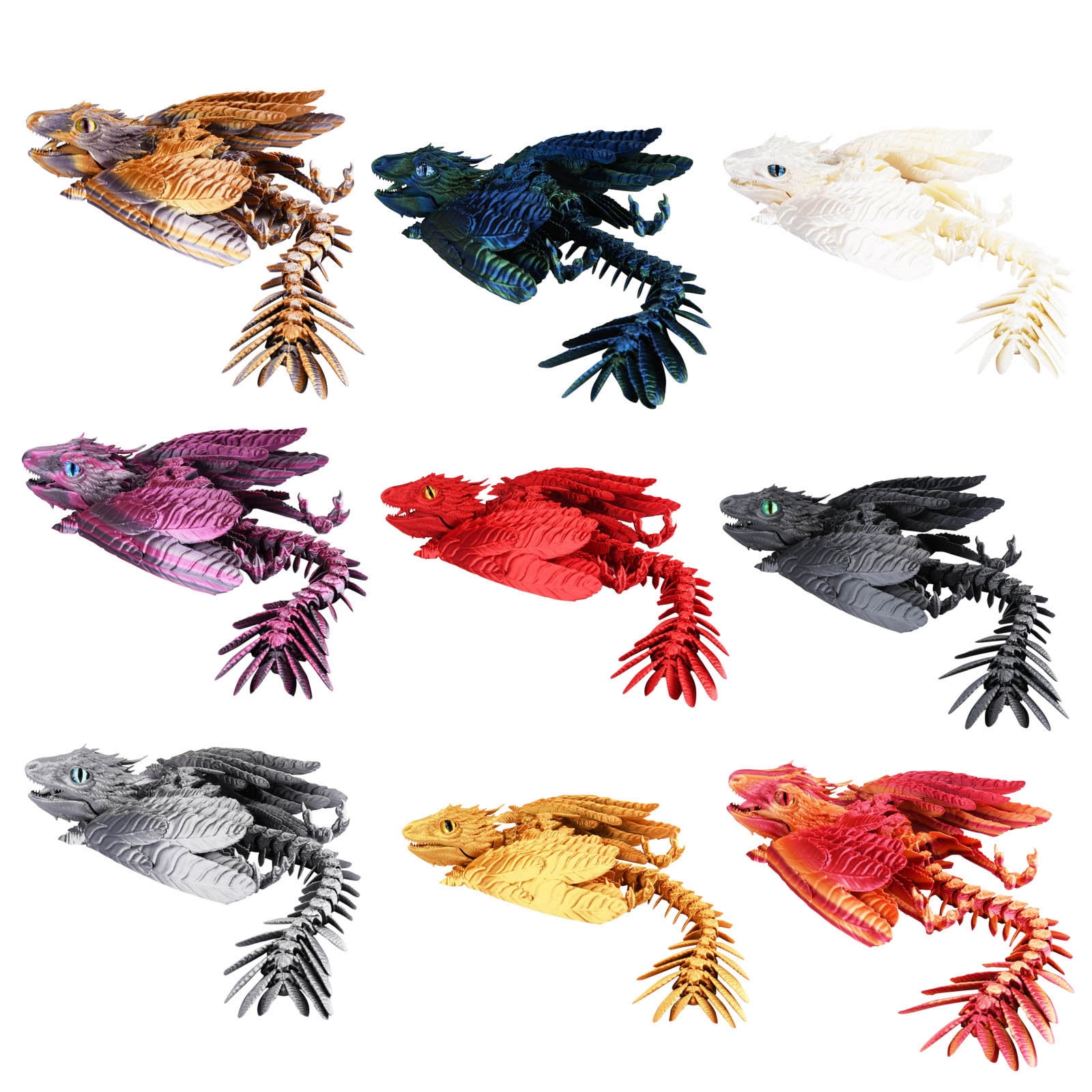 Feathered Wyvern Dragon, 3D Printed Dragon, Australia | Ubuy