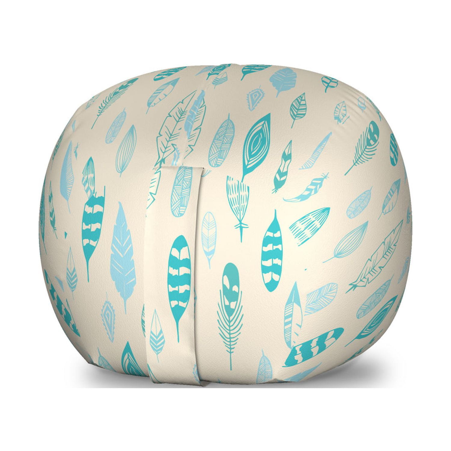 Feathers Storage Toy Bag Chair, Resemblance Freedom Horizontal Layout Delicate and Ethnic ...