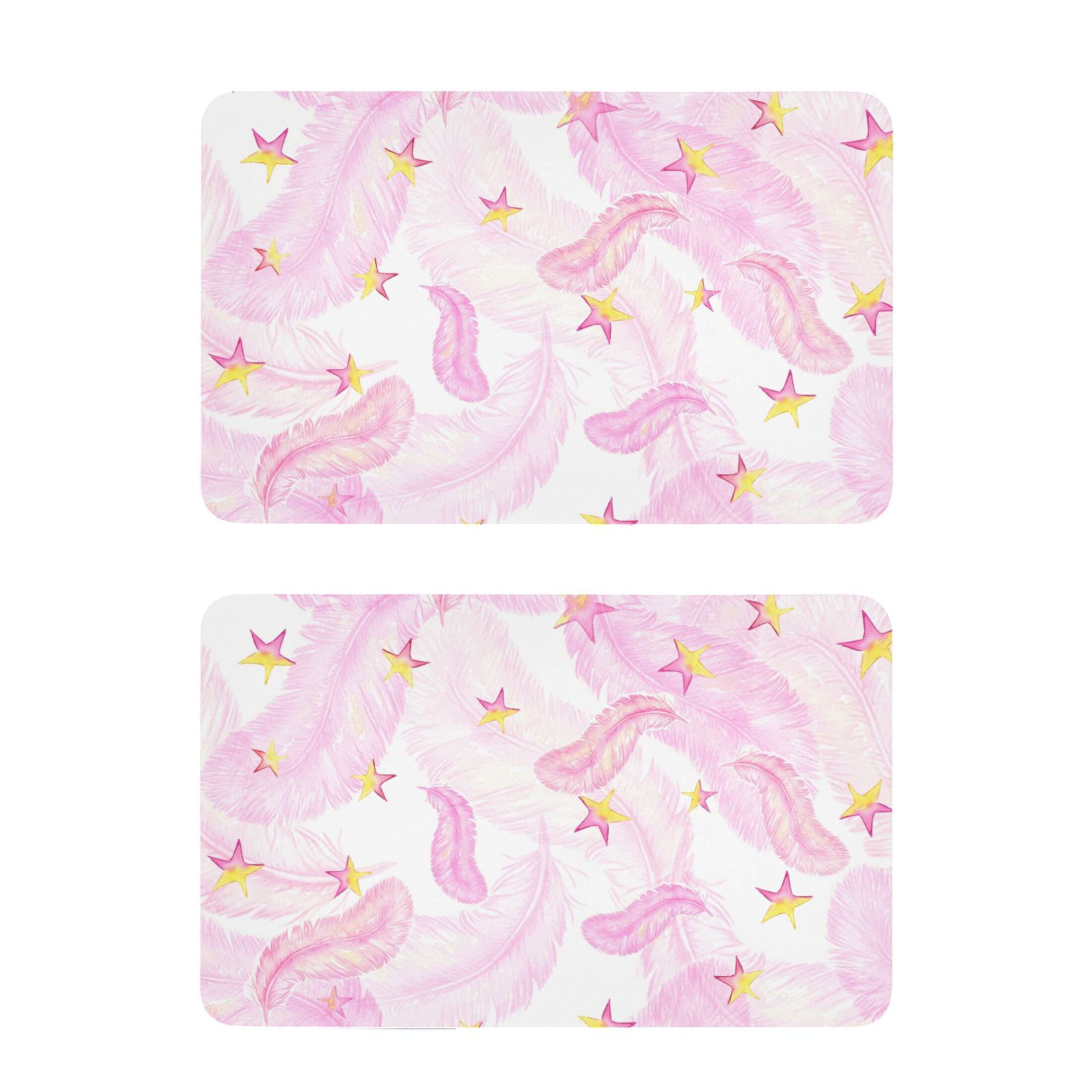 Feathers and Stars Fridge Magnetic Sticker Refrigerator Magnets Kitchen ...